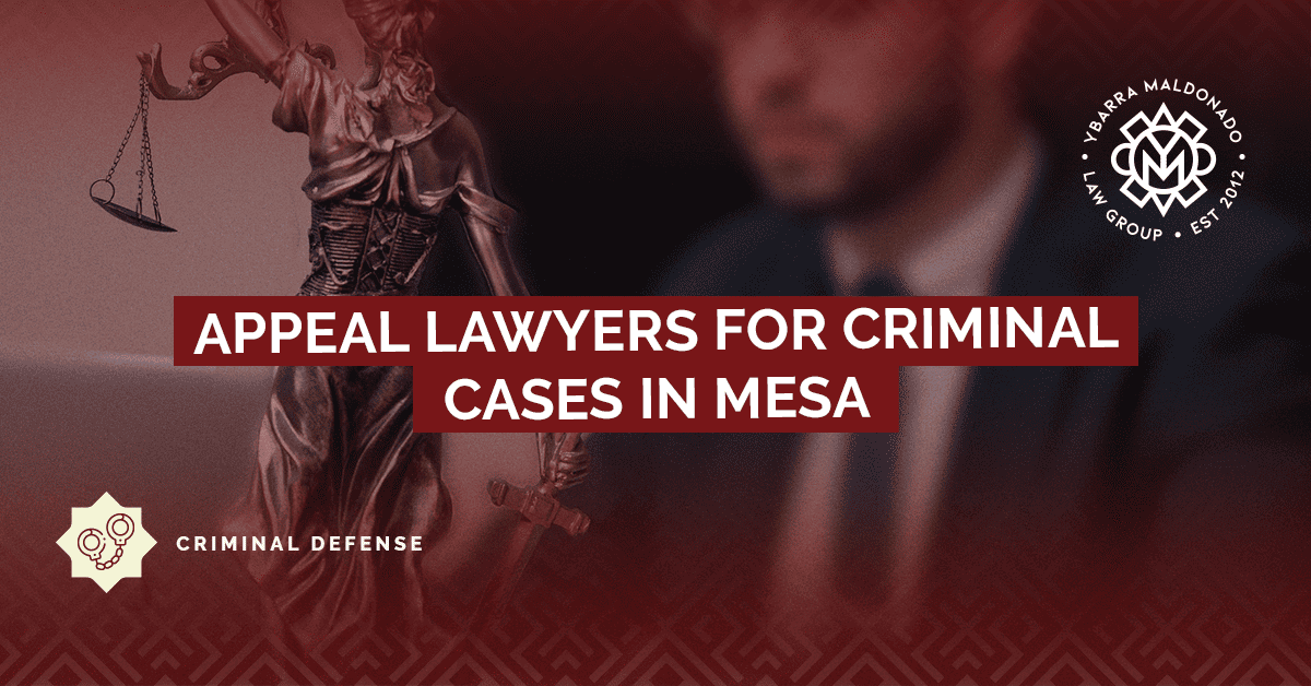 Appeal Lawyers for Criminal Cases in Mesa: Release Options
